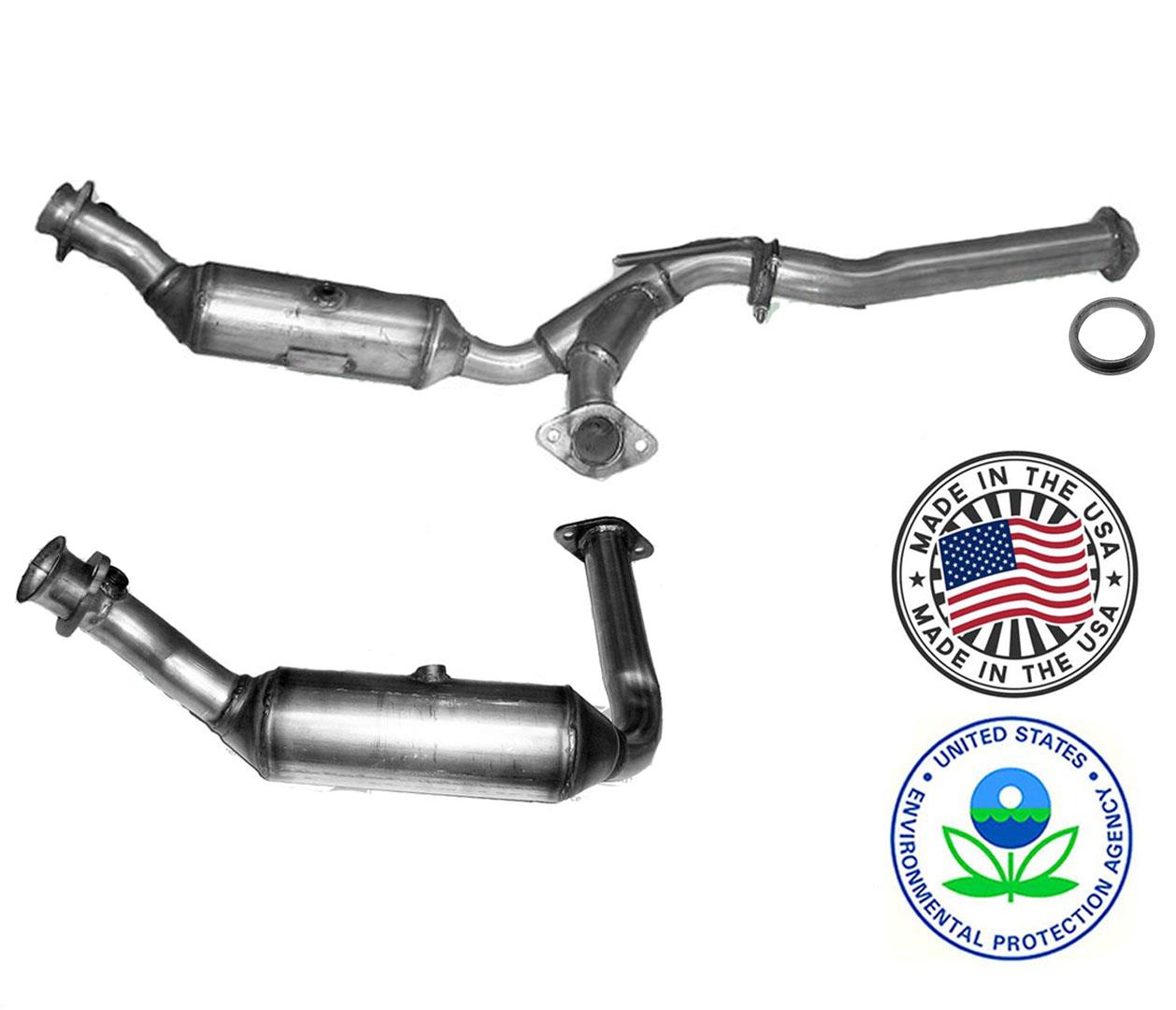 Front Left & Right Y Pipe Catalytic Converters for Ford Ranger 2007-20 ...