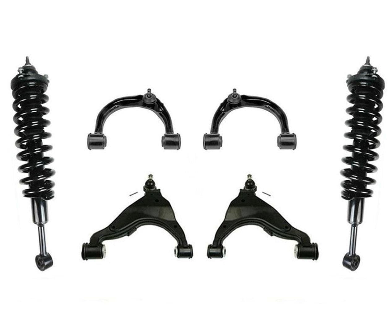 Front Coil Spring Struts and Upper Lower Control Arms for Toyota 4 ...