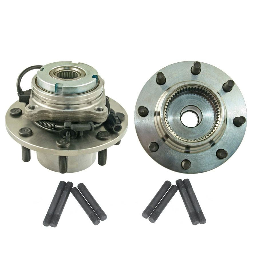 Front Wheel Hub Bearings for Ford F-450 F-550 Super Duty 1999 Dual Rea ...