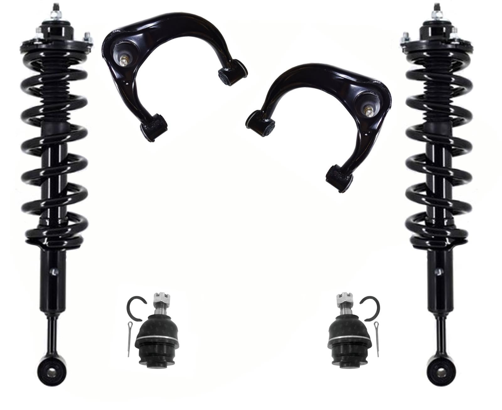 Front Complete Struts Assemblies Upper Control Arms For Lexus GX460 ...