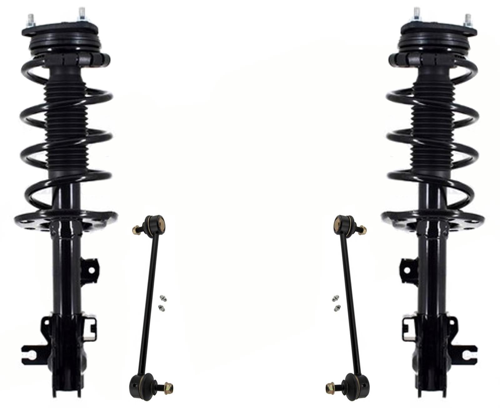 Front Complete Struts W/ Coil Springs & Sway Bar Links For Mazda CX-5 ...