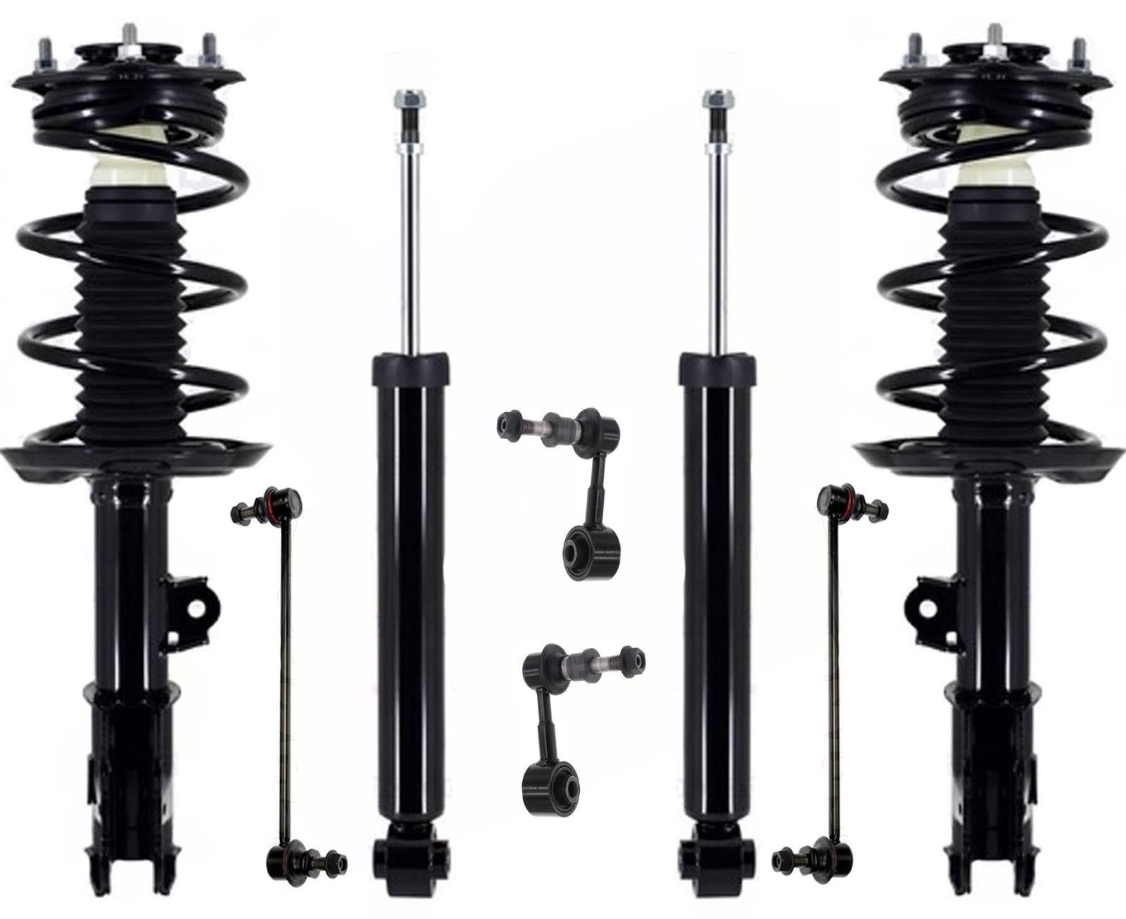 Front Struts Assemblies Rear Shocks & Links For Toyota C-HR CHR 2018 ...