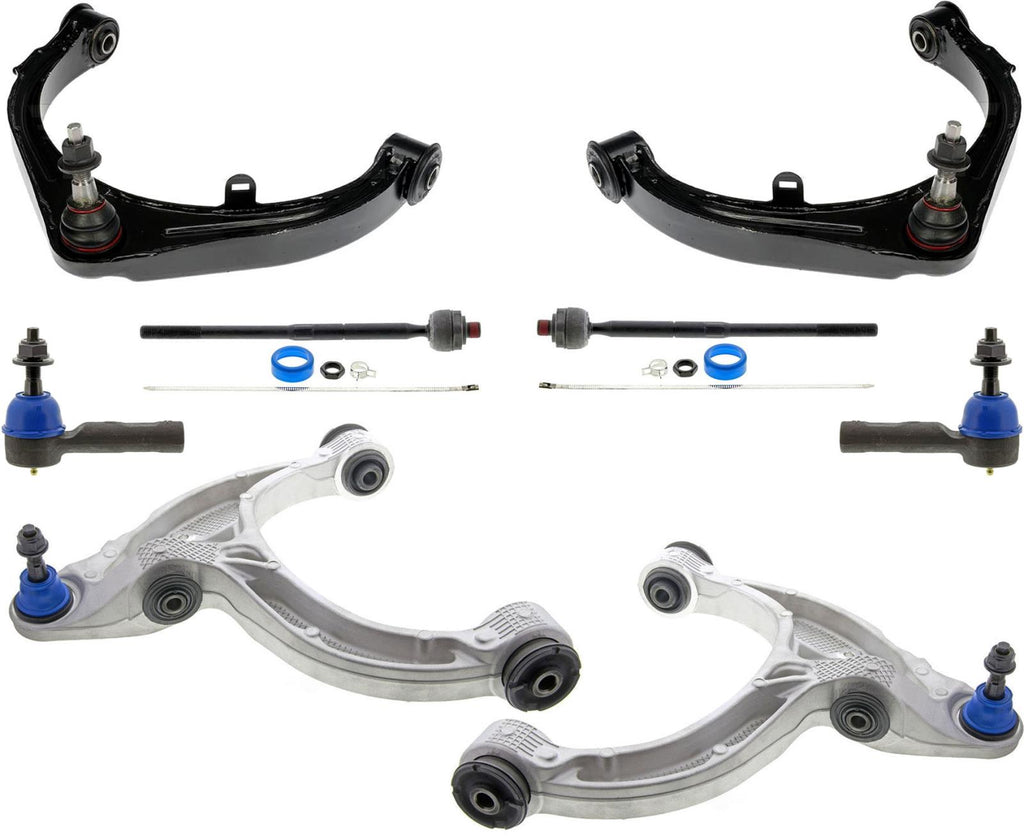 Front Lower & Upper Control Arms & Tie Rods For 1500 4 Wheel Drive 201 ...