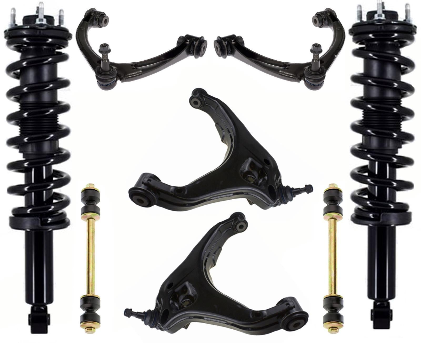 Front Struts Upper & Lower Arms & Links For 2015-2022 4 Wheel Drive GMC ...