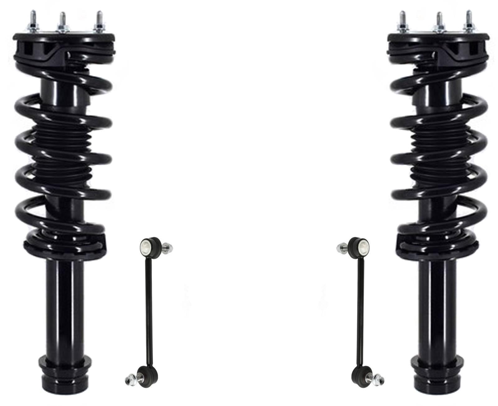 Front Complete Struts & Sway Bar Links For Tesla S 2014-19 All Wheel D ...