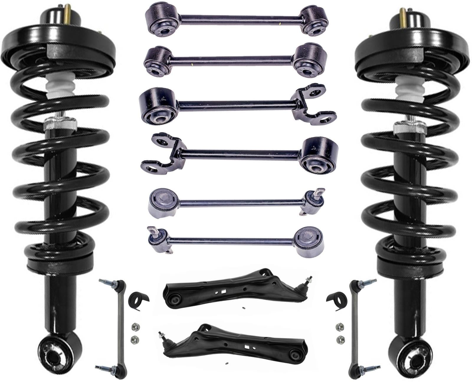 Rear Complete Struts Trailing Control Arms & Links For Ford Expedition ...