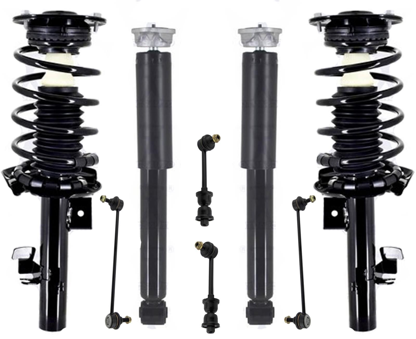 Front Struts & Rear Complete Shocks Absorber & Links For Volvo S60 2011 ...