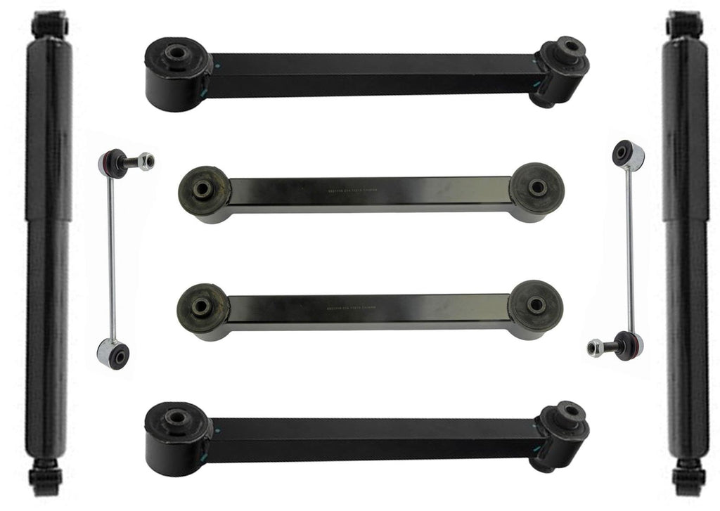 Rear of SUV Upper + Lower Control Arms Bushings for Jeep Liberty 2008 ...