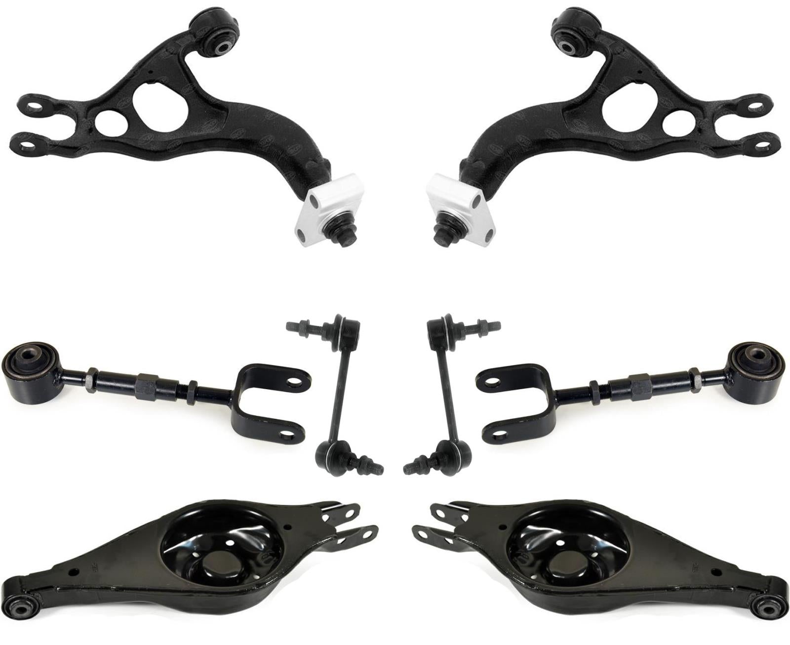 Rear Upper Lower Lateral Control Arms & Links For Ford Explorer 2011 ...
