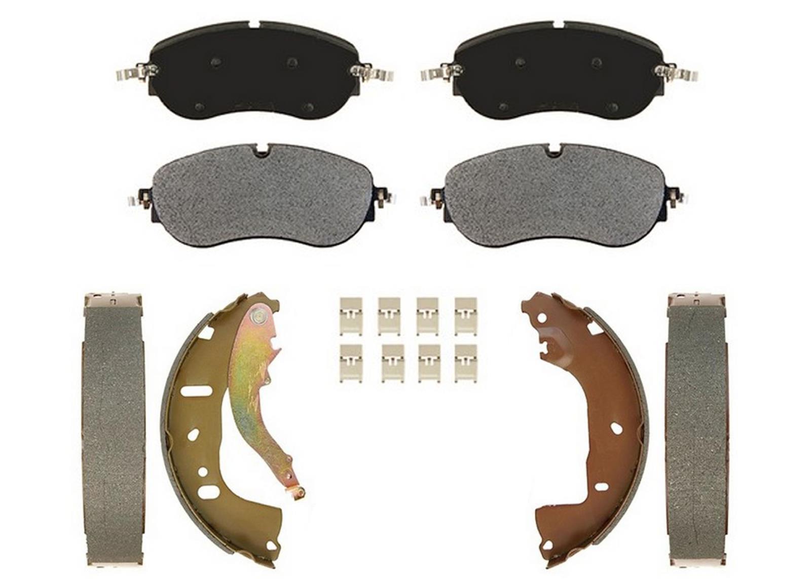 AME Disc Brake Pads with Rear Brake Shoes for Volkswagen ID.4 2021 202 ...