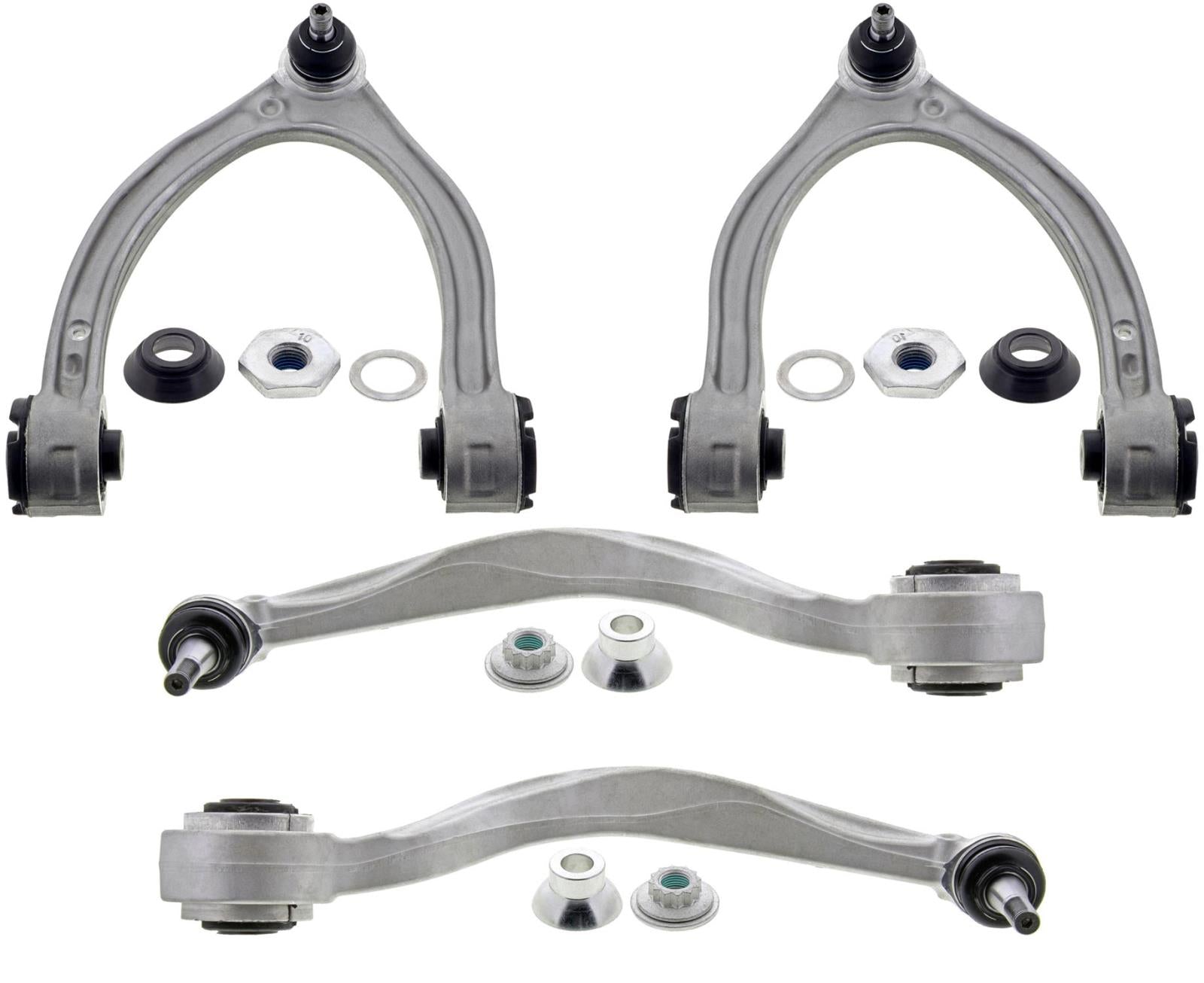 Upper & Lower Control Arms W/ Ball Joints For Mercedes Benz C43 AMG 4M ...