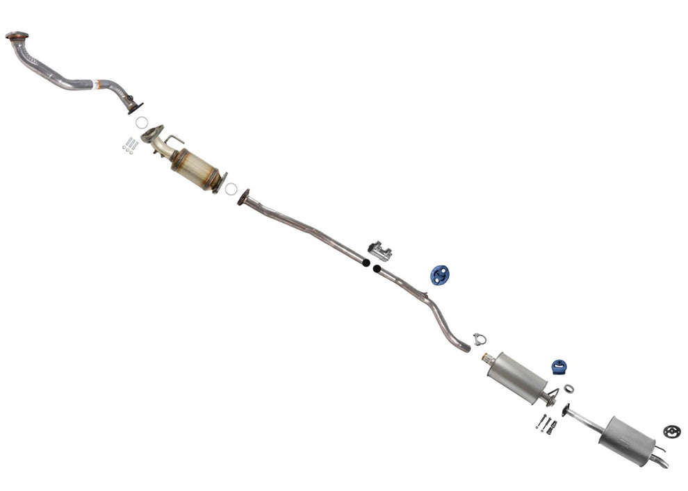 Exhaust Pipe System Muffler Resonator For Honda Civic Sedan 2014-2015 ...