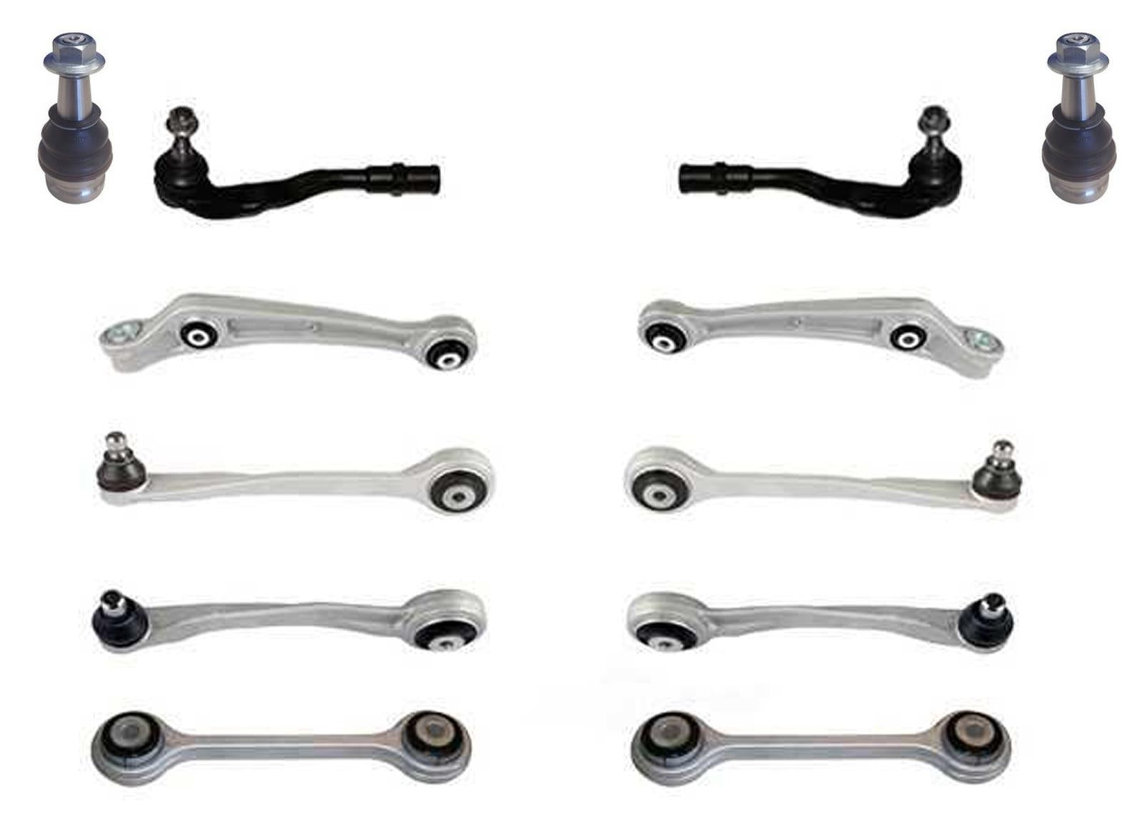 Front Lower & Upper Control Arms Ball Joints for Audi A4 Quattro 2013 ...