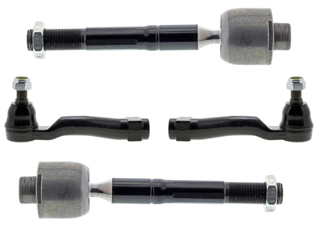 Front Inner and Outer Tie Rods for Toyota Landcruiser 2008 2010 2012 2 ...