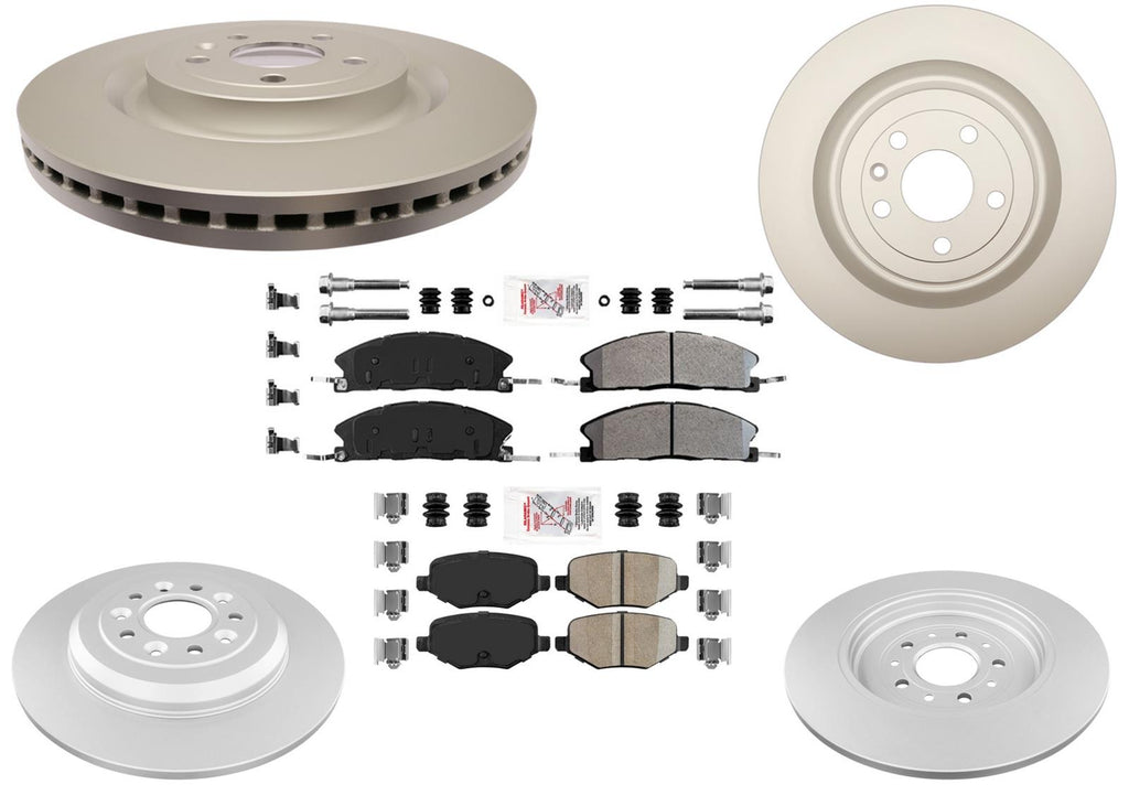 Disc Brake Rotors & Pads for Ford Explorer XLT 18-19 352MM Front & 330 ...