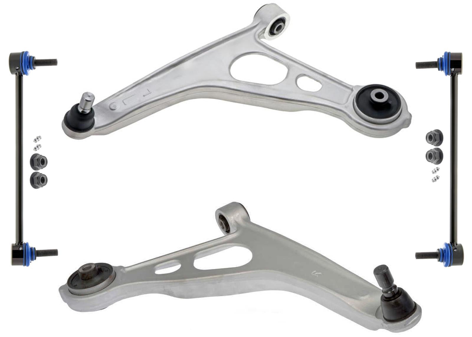 Mevotech Lower Control Arms W/ Ball Joints & Links For Nissan Rogue 20 ...