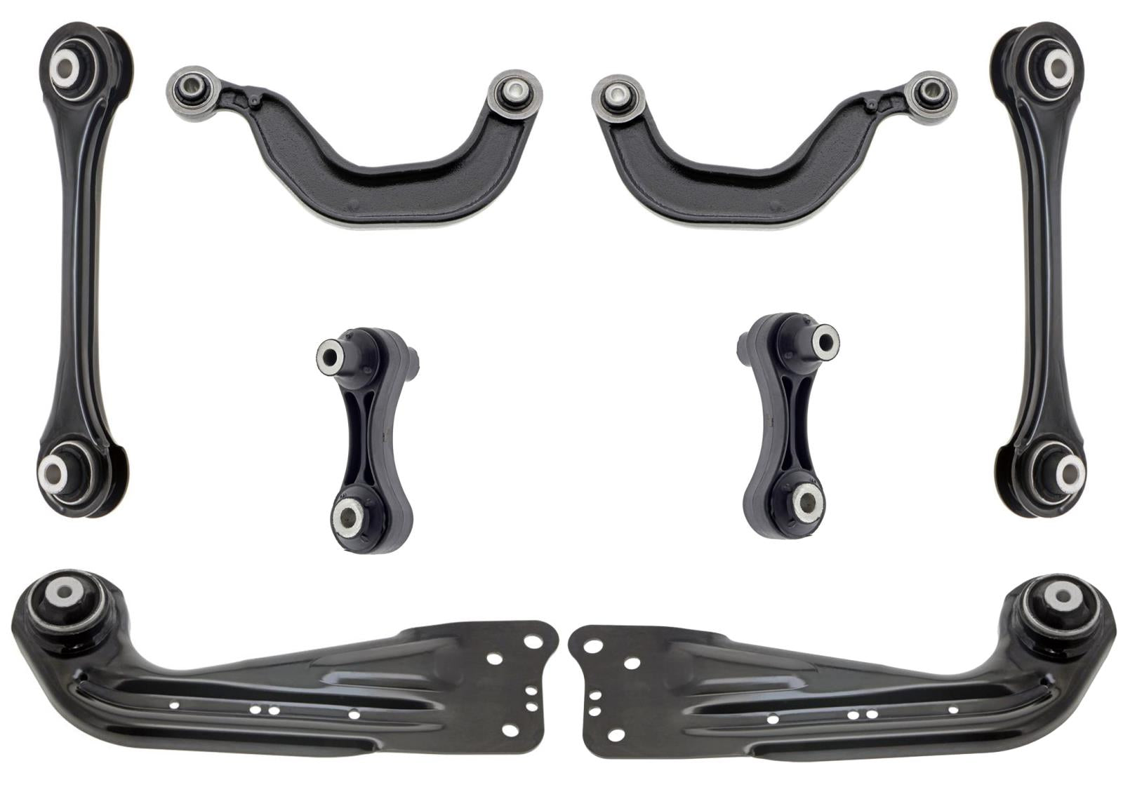 Mevotech Rear Upper Lower Control Arms & Links For Volkswagen Atlas 20 ...