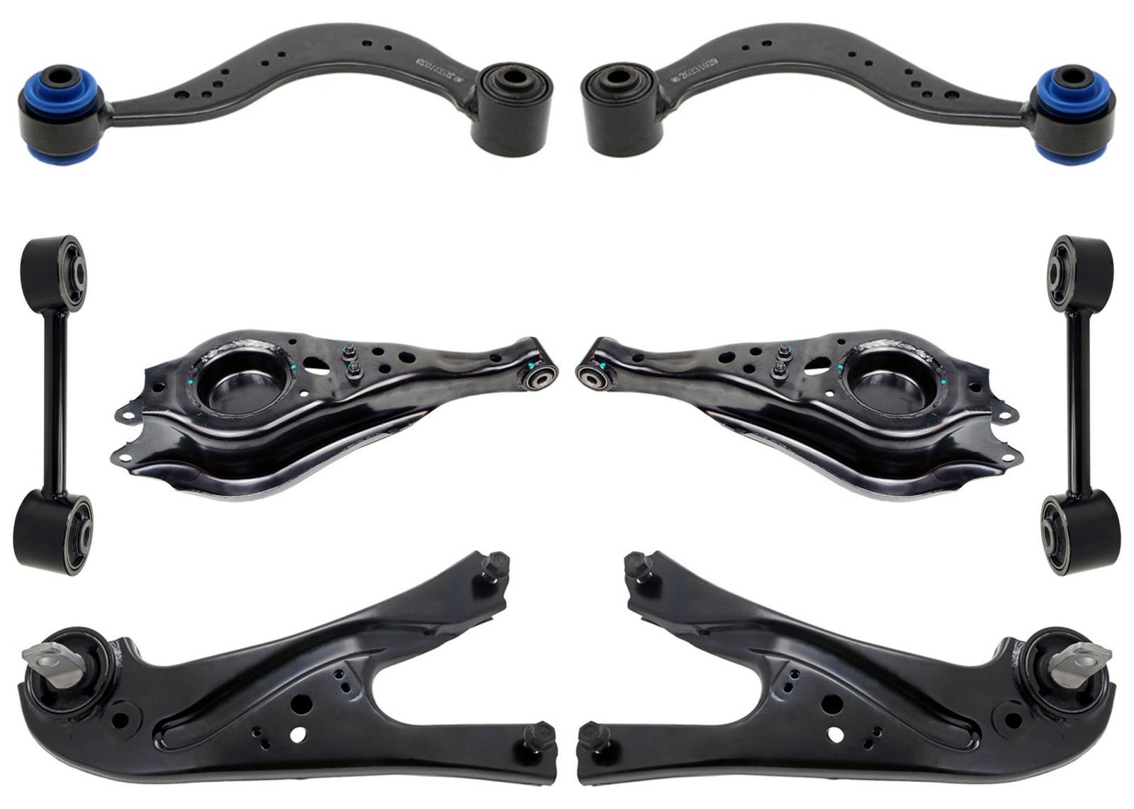 Rear Upper & Lower Trailing Control Arm Arms for Toyota Highlander 201 ...